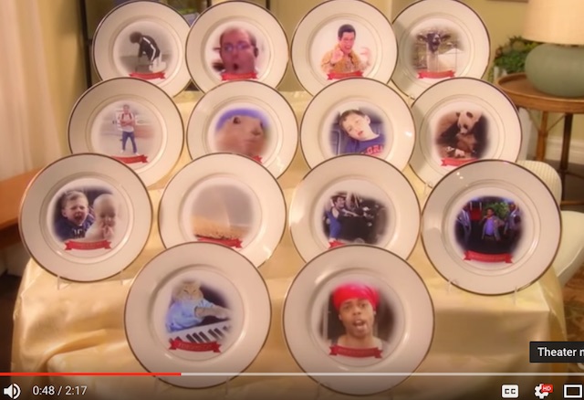 Commemorative Plates of Classic YouTube Videos!!?? – Borden's Blather