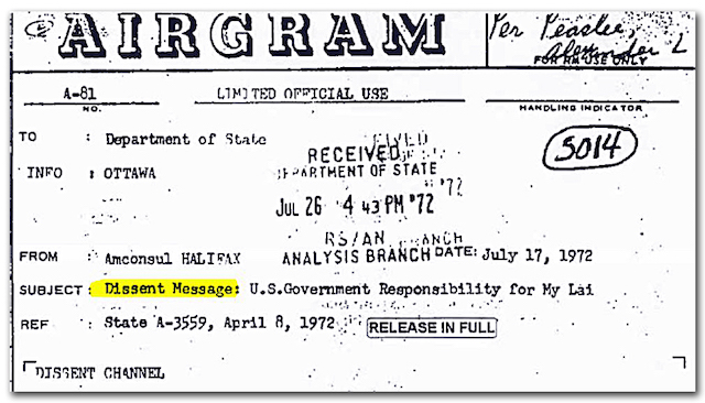 The Dissent Channel and Red Teams – Borden's Blather